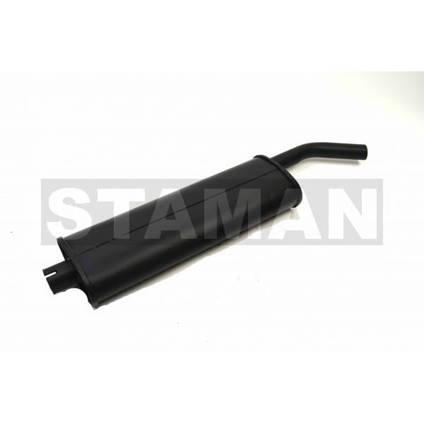 MUFFLER EXHAUST OVAL BLACK - Staman International Trading