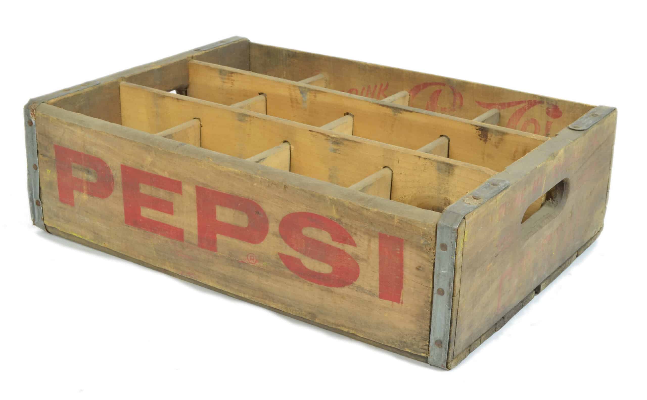 VINTAGE WOODEN PEPSI CRATE - Staman International Trading